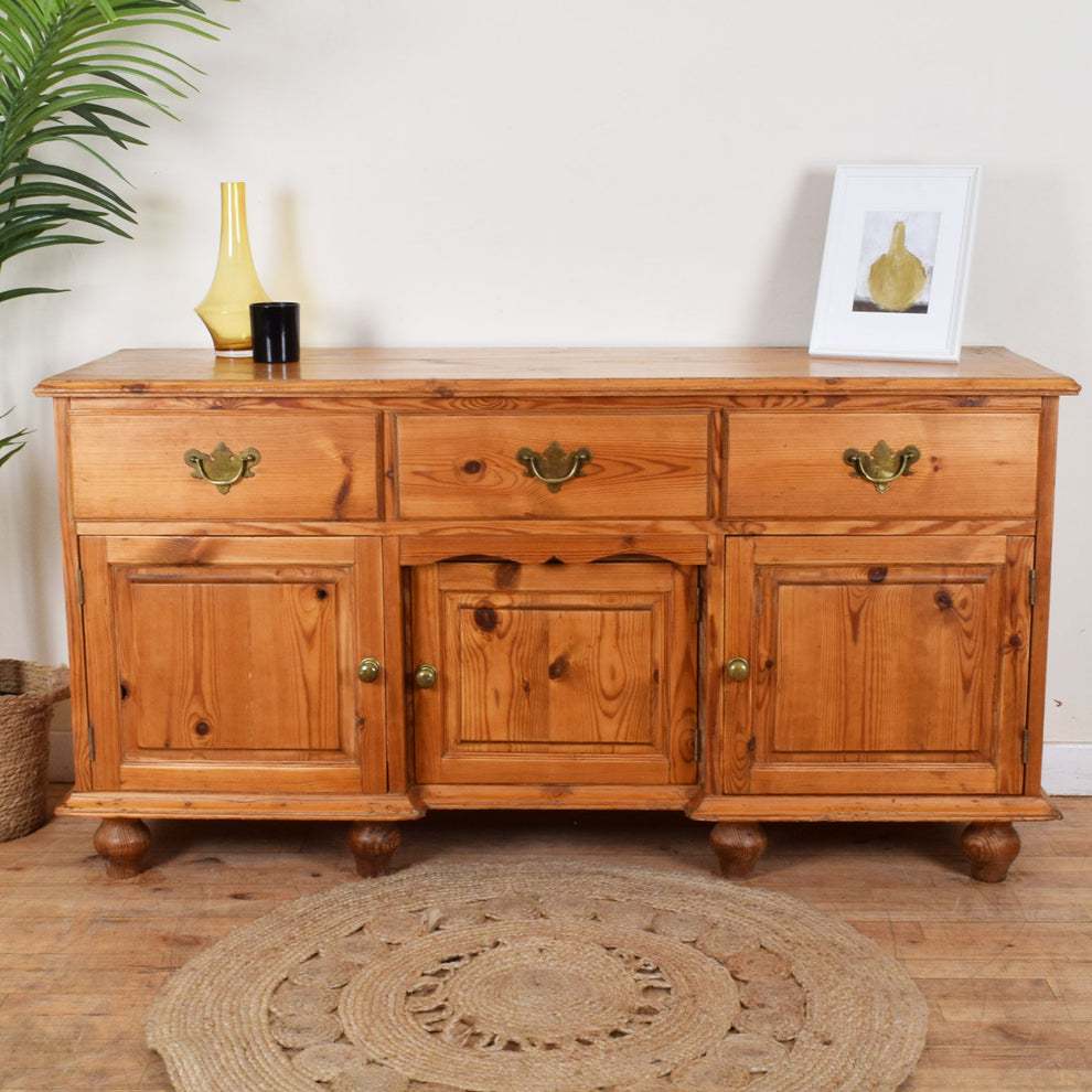 Rustic Pine Sideboard – Betel Restored Furniture