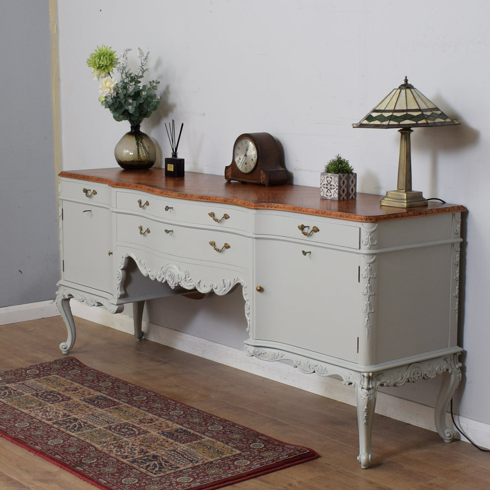 Restored Painted French Sideboard – Betel Restored Furniture