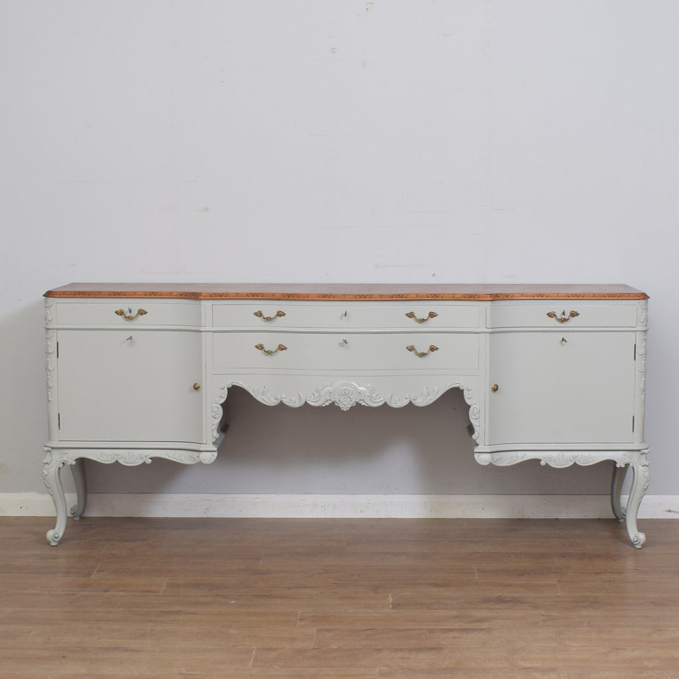 Restored Painted French Sideboard – Betel Restored Furniture