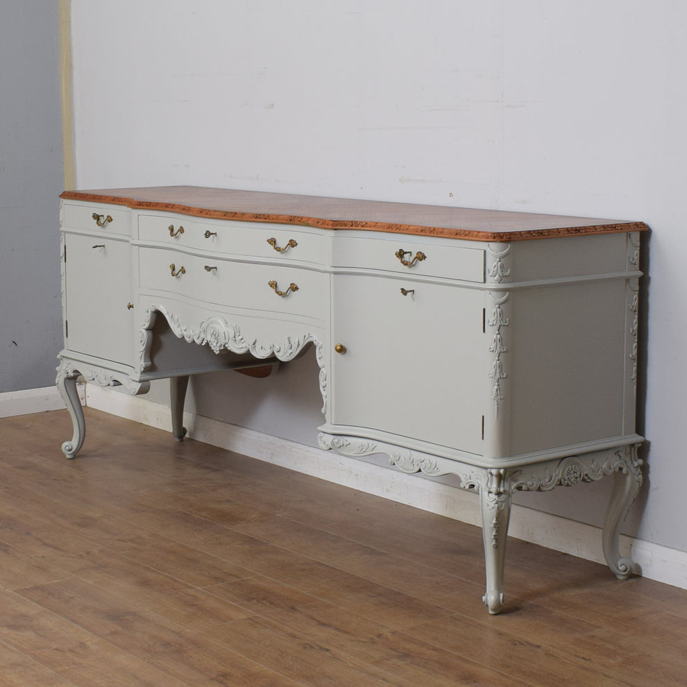 Restored Painted French Sideboard – Betel Restored Furniture